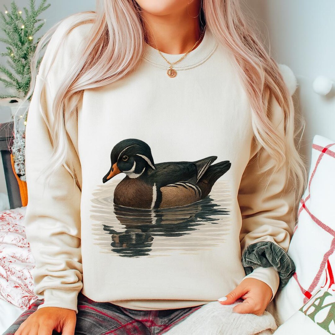Realistic Wood Duck Hunting PNG – Waterfowl Sublimation Design, Rustic ...
