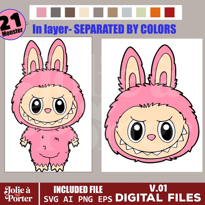 Labubu Vector - Etsy