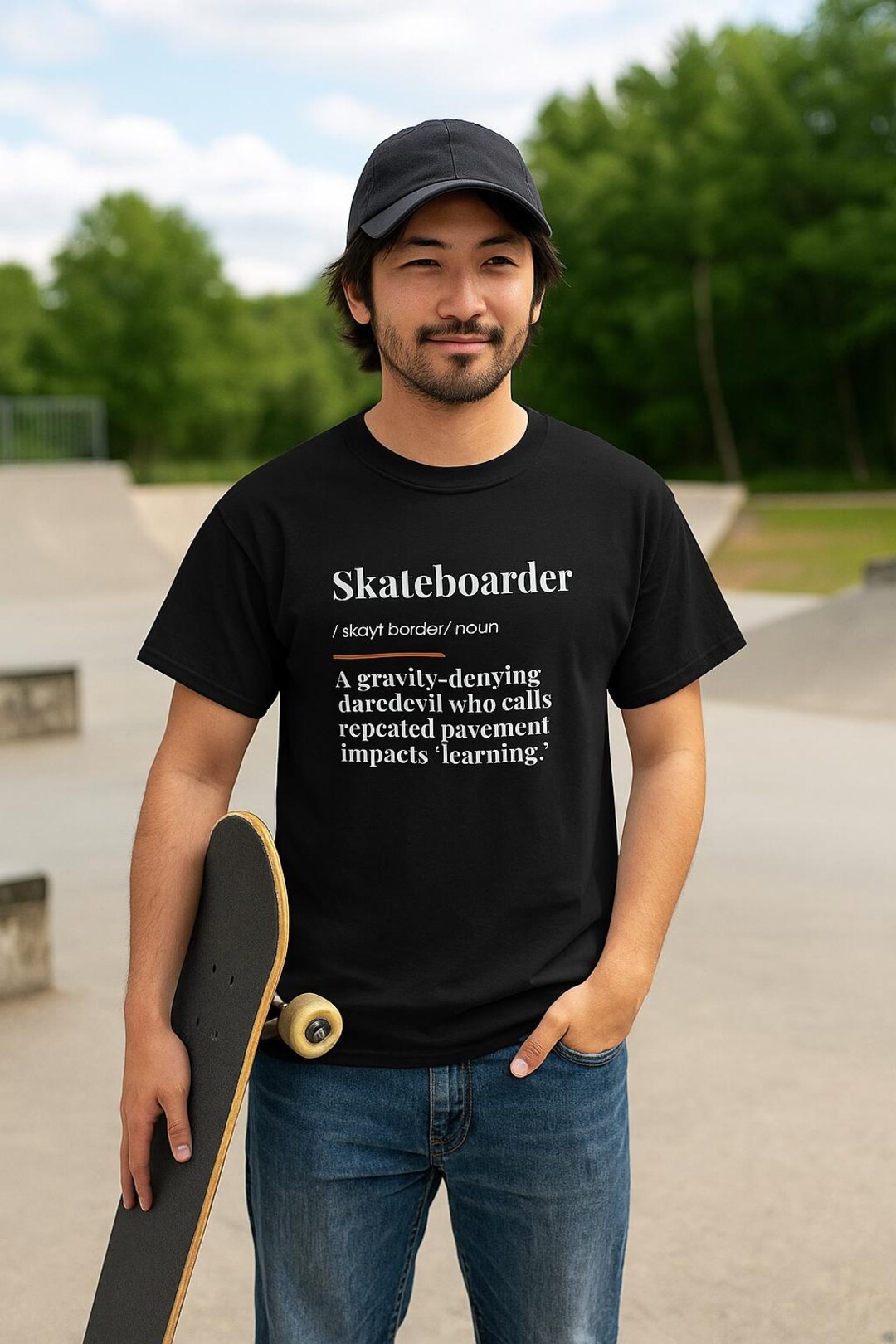 Skateboarder Definition Shirt | Funny Skater Tee | Skateboarding Gift ...