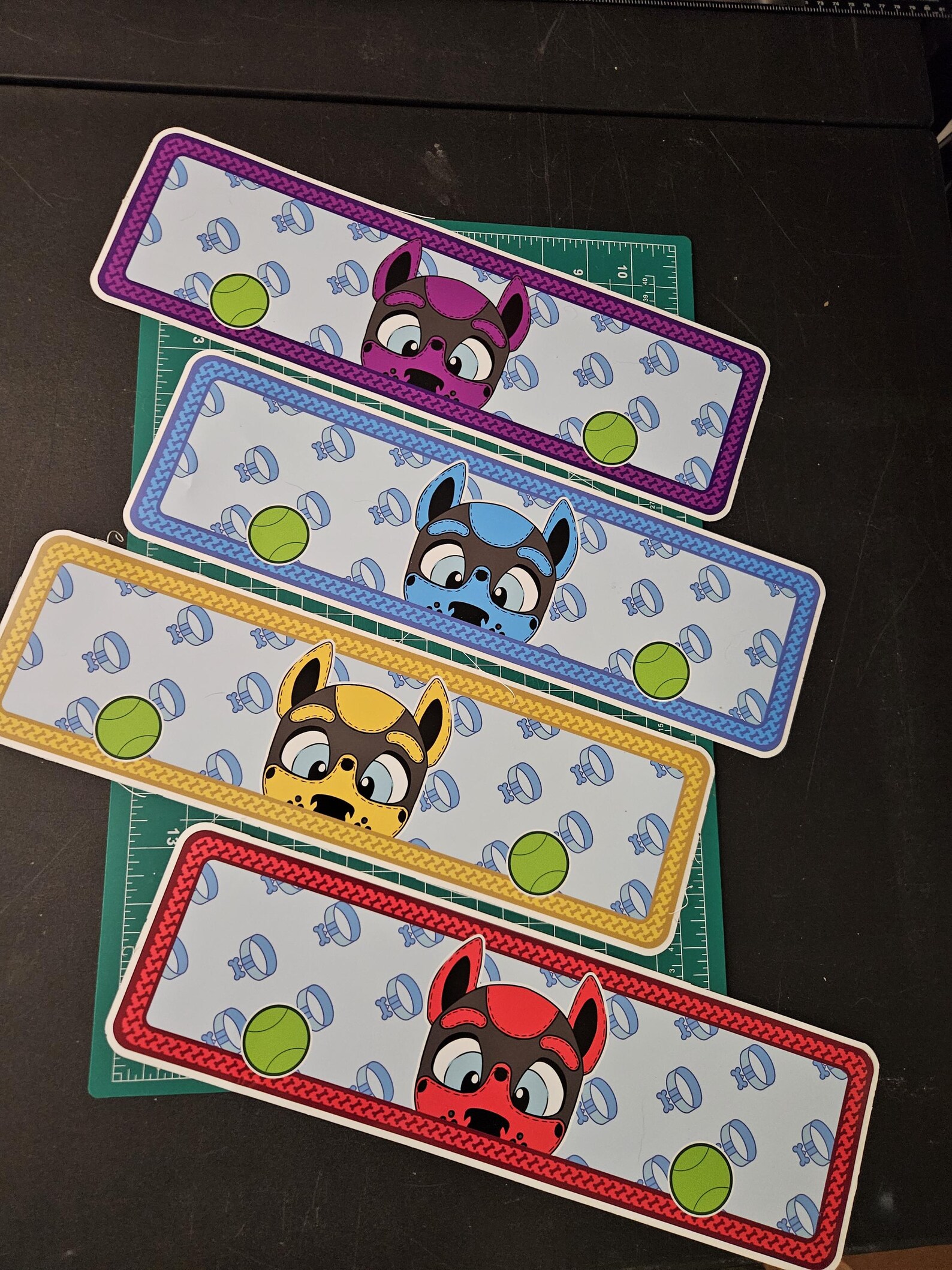 Pup Play Pup Hood Diaper Panel Sticker - Choose Yellow, Red, Blue, or ...