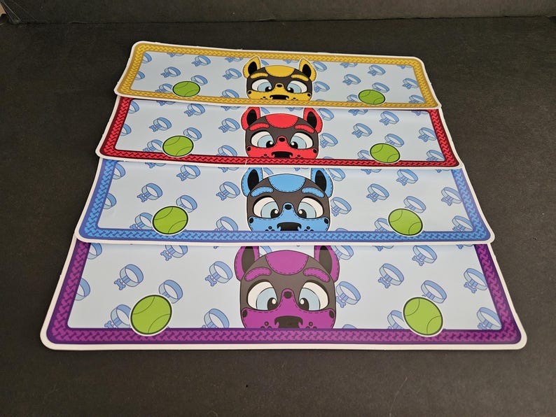 4 Pack Pup Play Pup Hood Diaper Panel Stickers! - Etsy