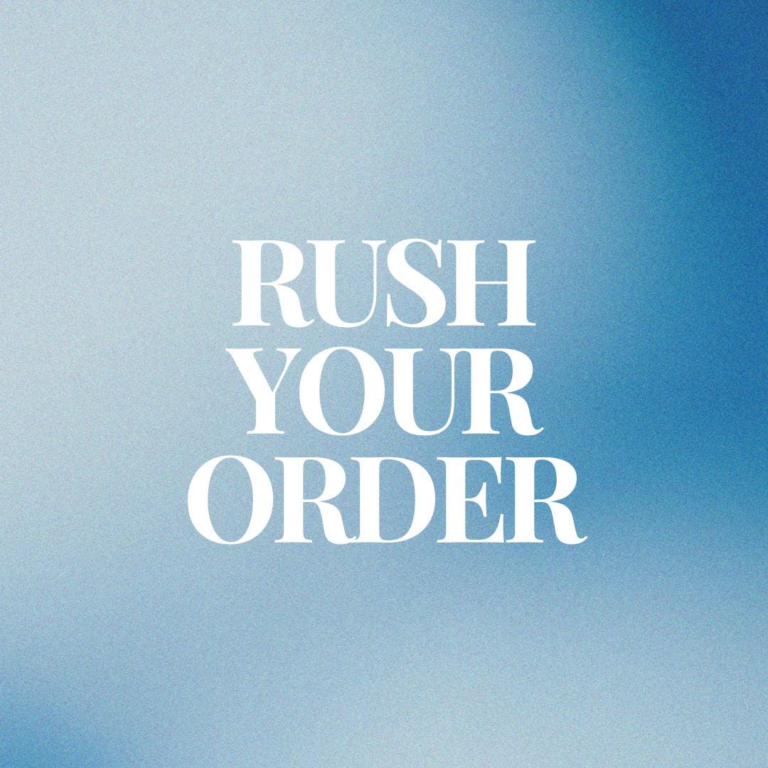 Rush Your Order - Prioritize Production! - Etsy