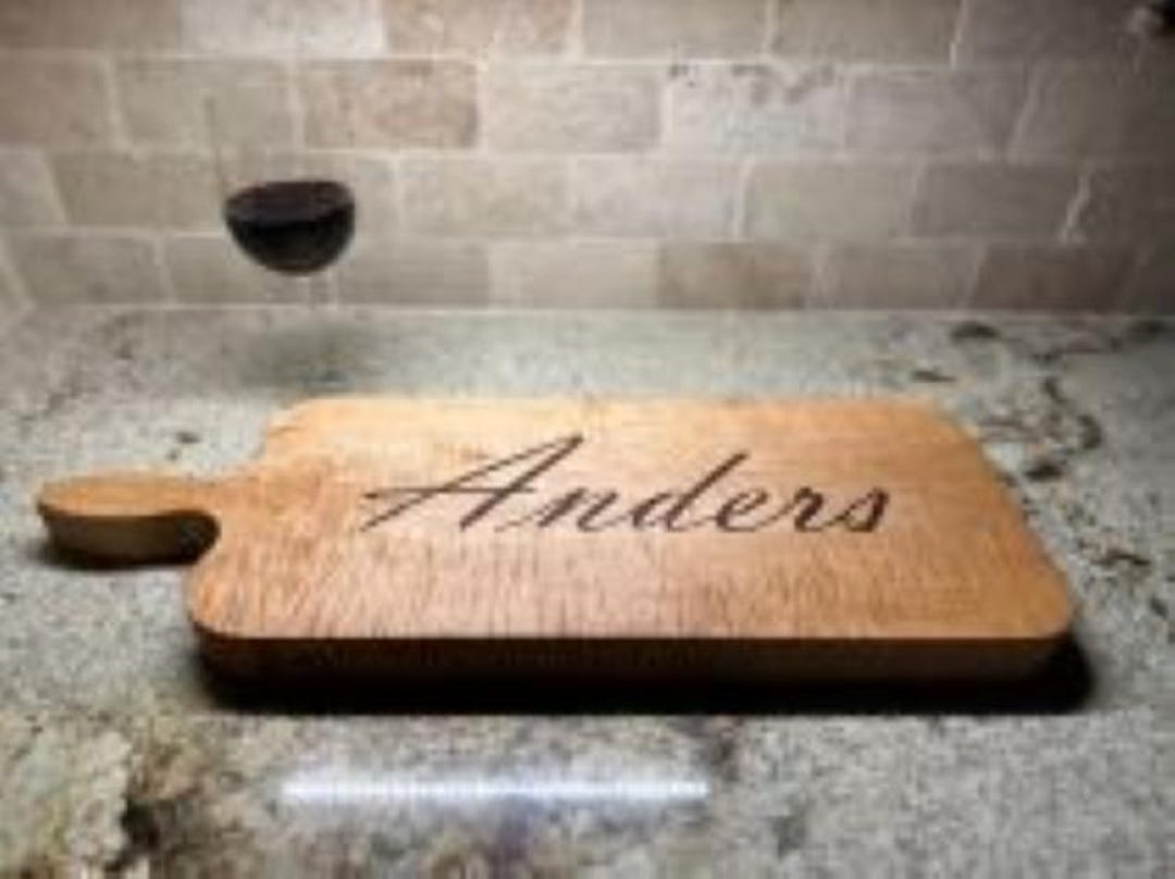 Personalized Custom Wood Charcuterie Boards & Cutting Board. 24" Long ...