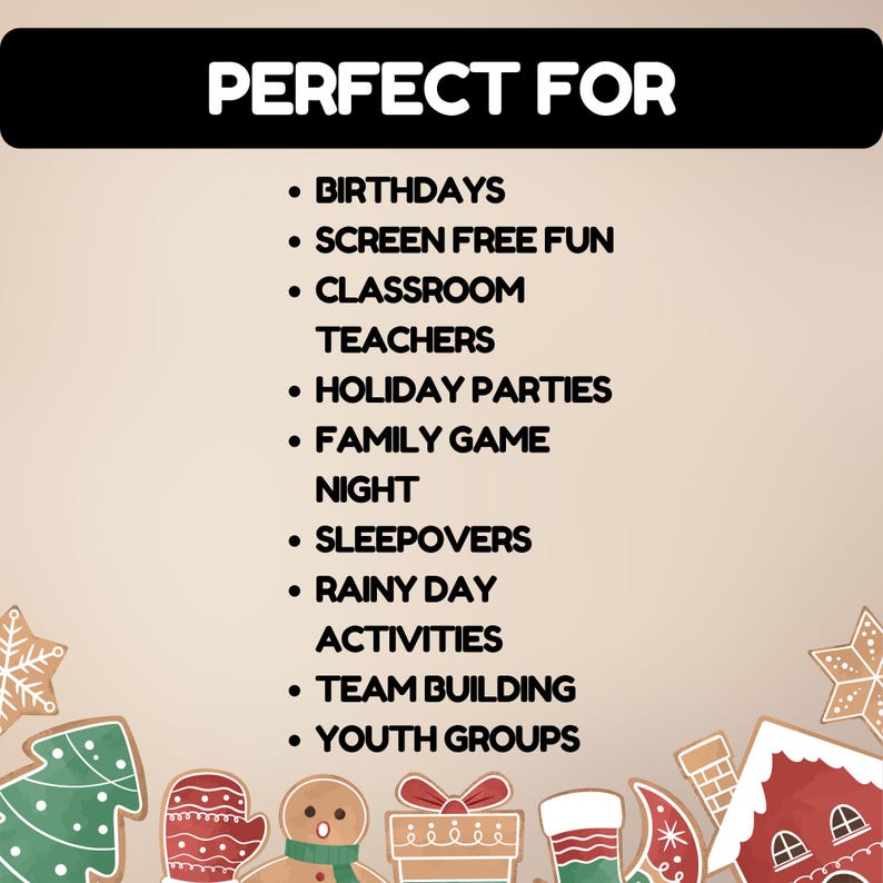 Gingerbread Escape Room for Kids | Printable Puzzle Game (PDF) - Etsy