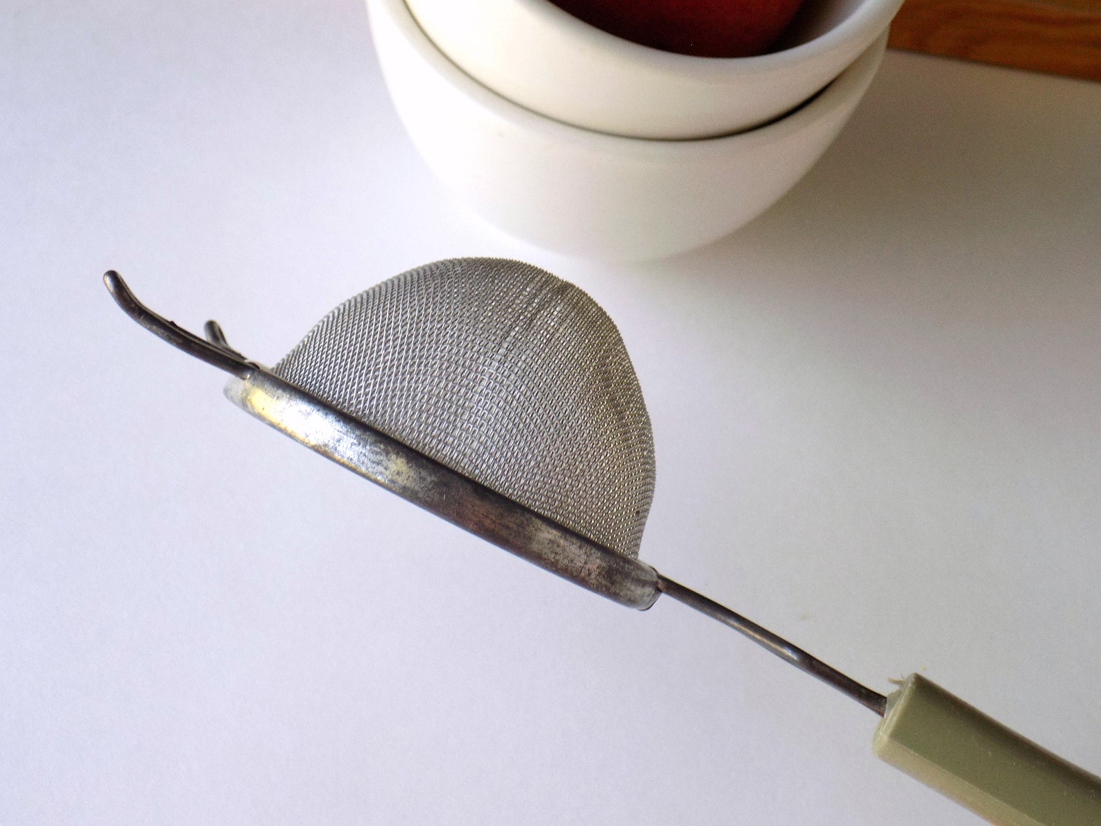 Farmhouse Kitchen Wire Mesh Strainer. Kitchen Sieve. Rustic - Etsy