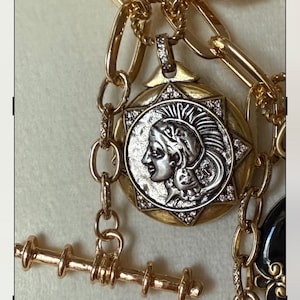 Coin Replica Jewelry Set – Toggle Necklace, Charm Bracelet, Earrings - Etsy