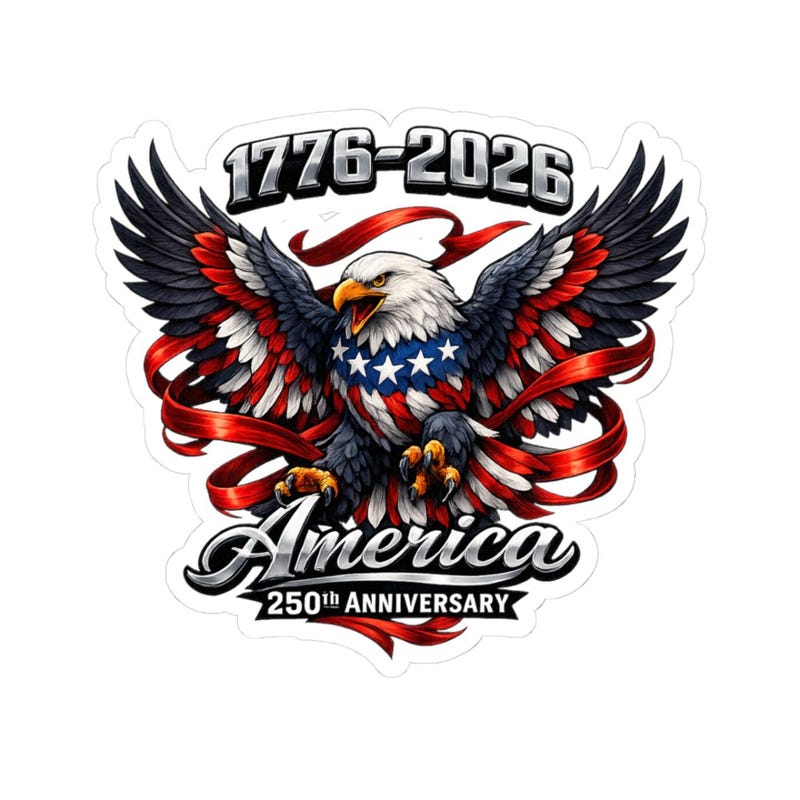 Usa 250th Anniversary Car Decal - Etsy
