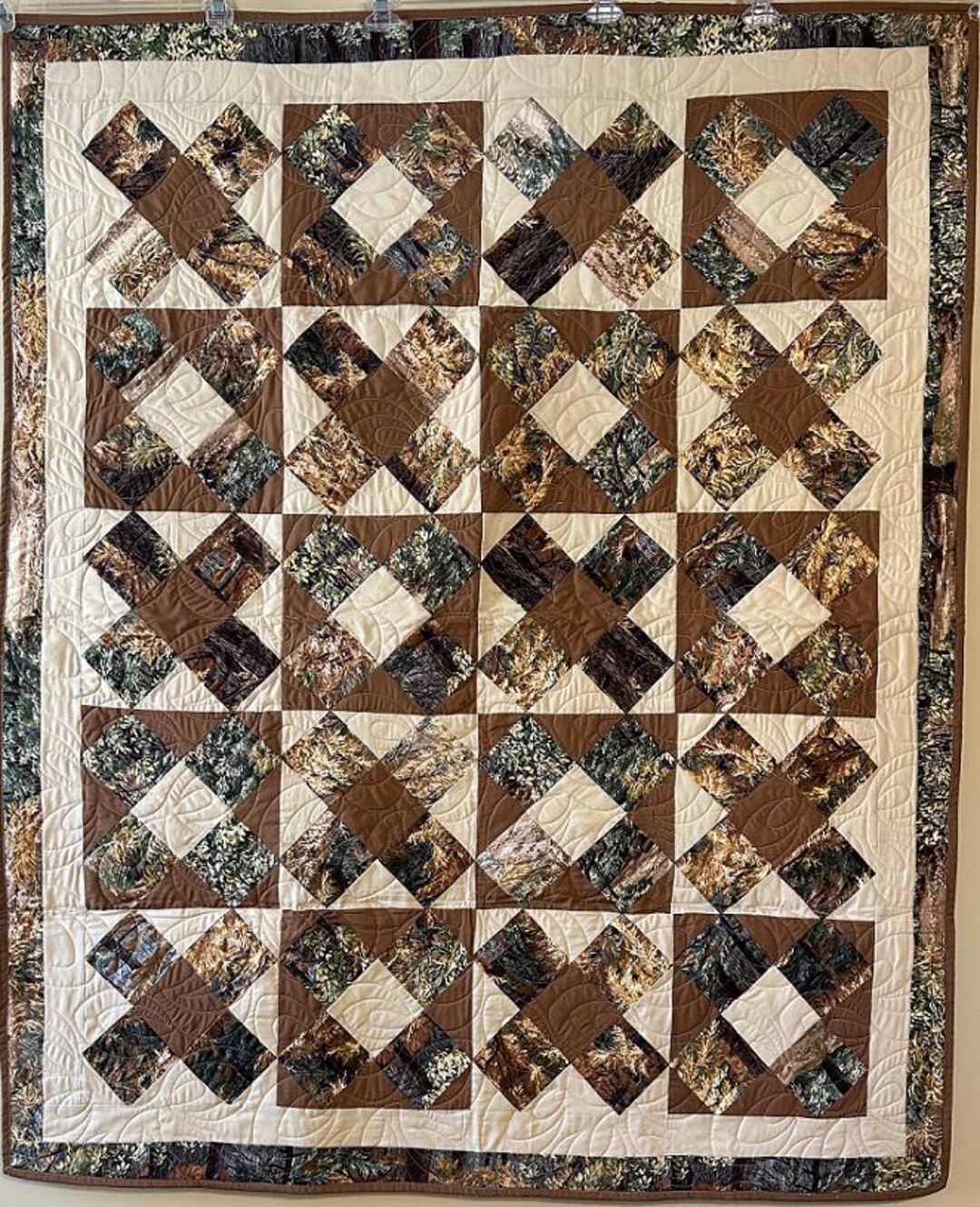 Tic Tac Toe Quilt - 46" X 56" - Etsy