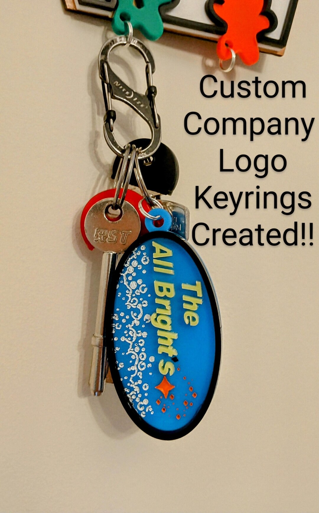 Create Your Own Personalised Acrylic Keyring - Etsy