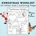 Christmas Wishlist Worksheet for Kids, Printable Holiday Wish List ...
