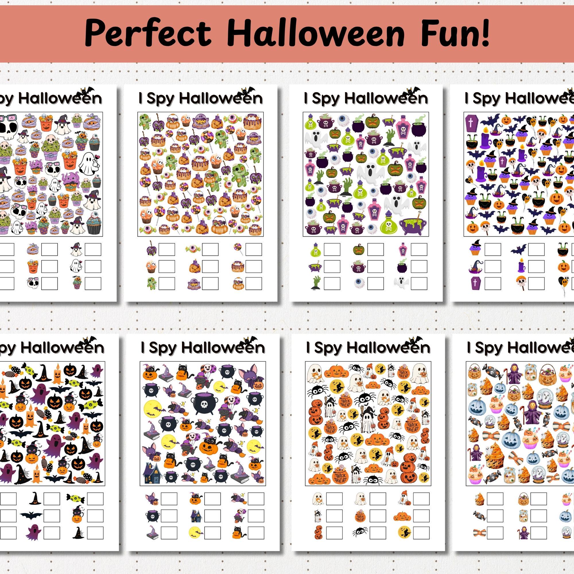 Halloween I Spy Game: Spooky Count & Find Activity for Kids and Adults ...