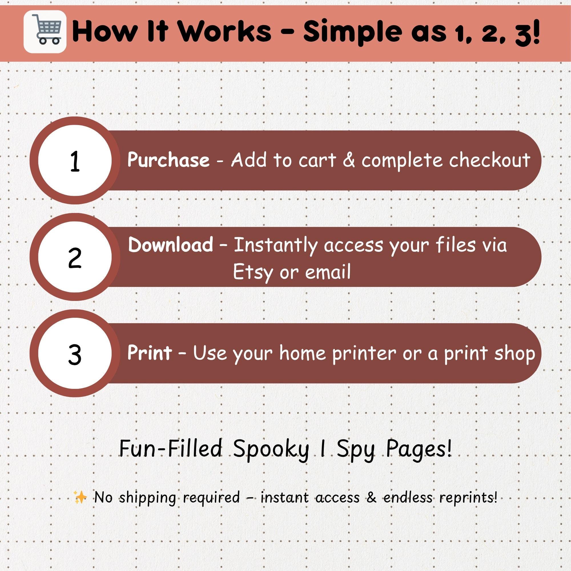 Halloween I Spy Game: Spooky Count & Find Activity for Kids and Adults ...