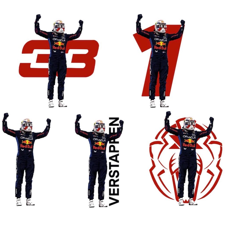 Formula One (f1) Red Bull - Max Verstappen Stickers - Etsy