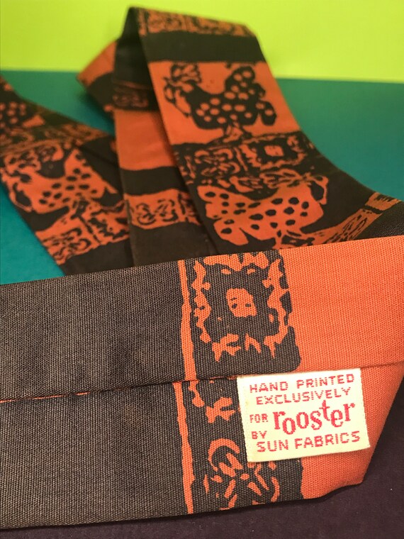 SALE! Rare Vintage Mid Century Square ROOSTER Brand H… - Gem