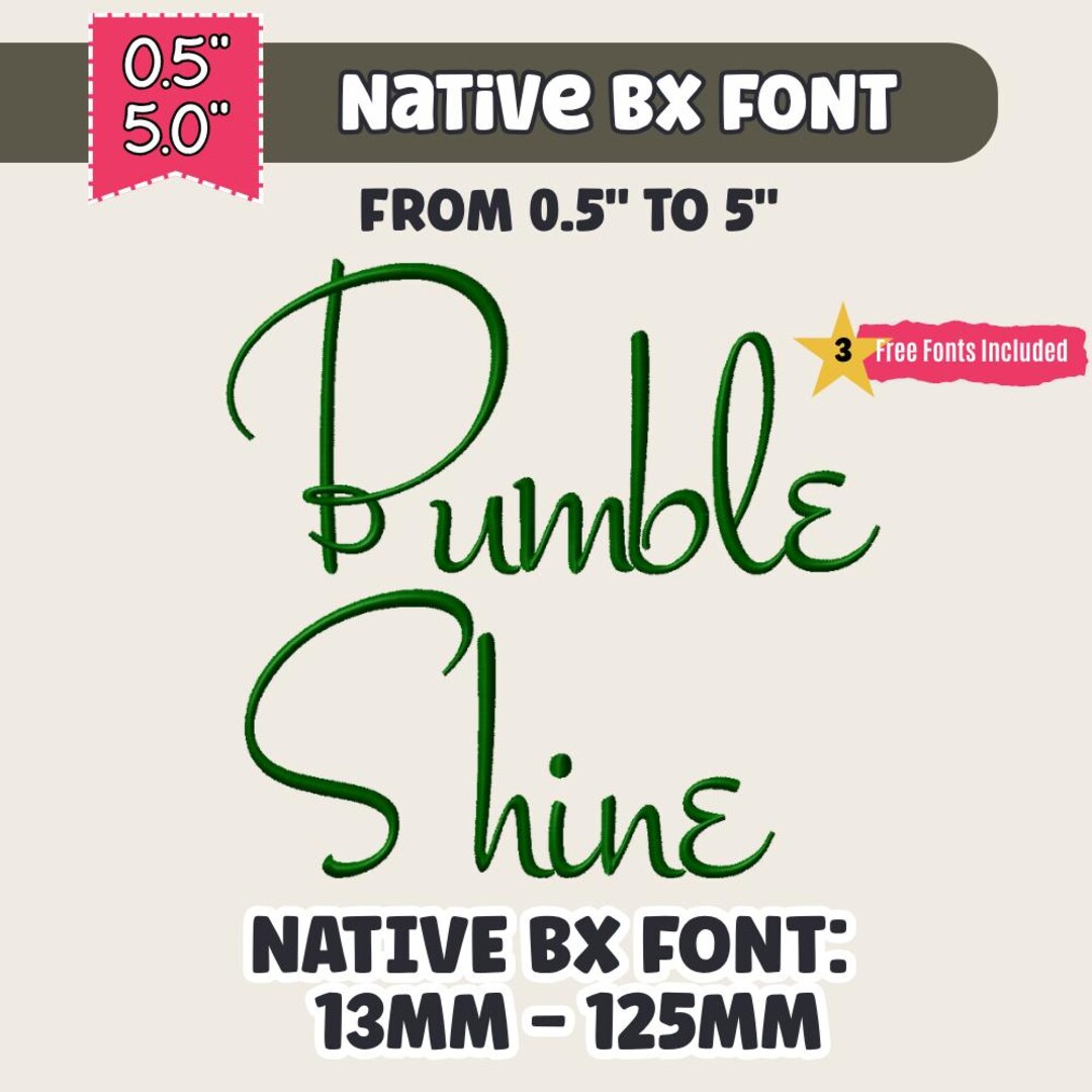 Bx Native Fonts Embroideryfont Downloadable Embroidery Machine Designs ...