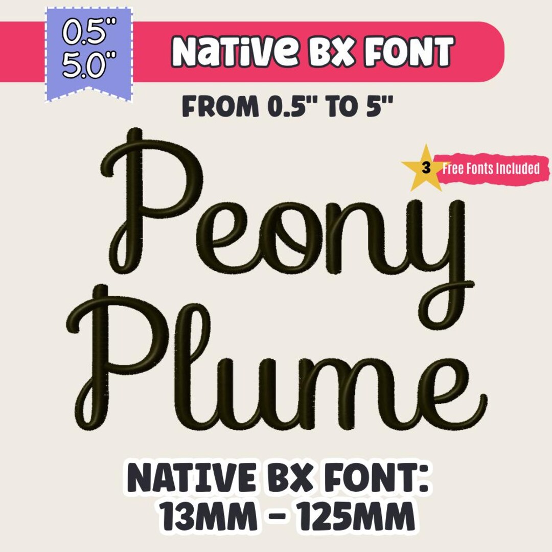 Native Bx Font Designer Machine Embroidery Monogram Embroideri Font ...