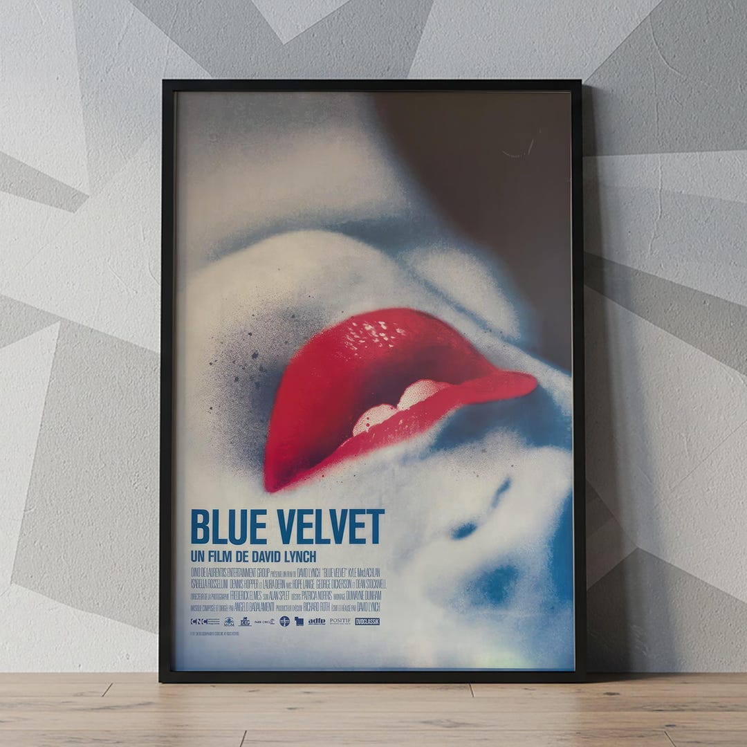 Blue Velvet 1986 Movie Poster | Movie Canvas | Wall Art| Poster ...