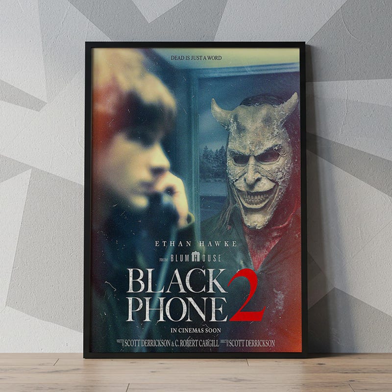 The Black Phone Mask - Etsy