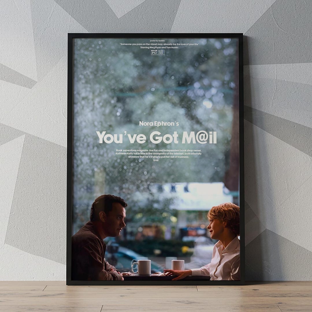 You've Got Mail (1998) Movie Poster| Movie Canvas | Wall Art| Poster ...