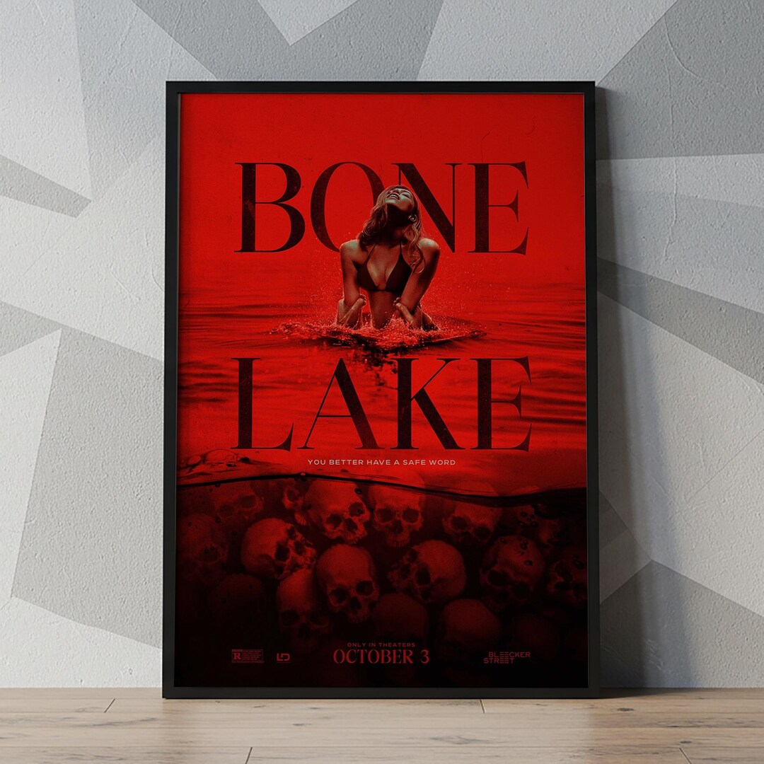 Bone Lake (2025) Movie Poster| Movie Canvas | Wall Art| Poster Unframed| Cover Poster| Canvas ...
