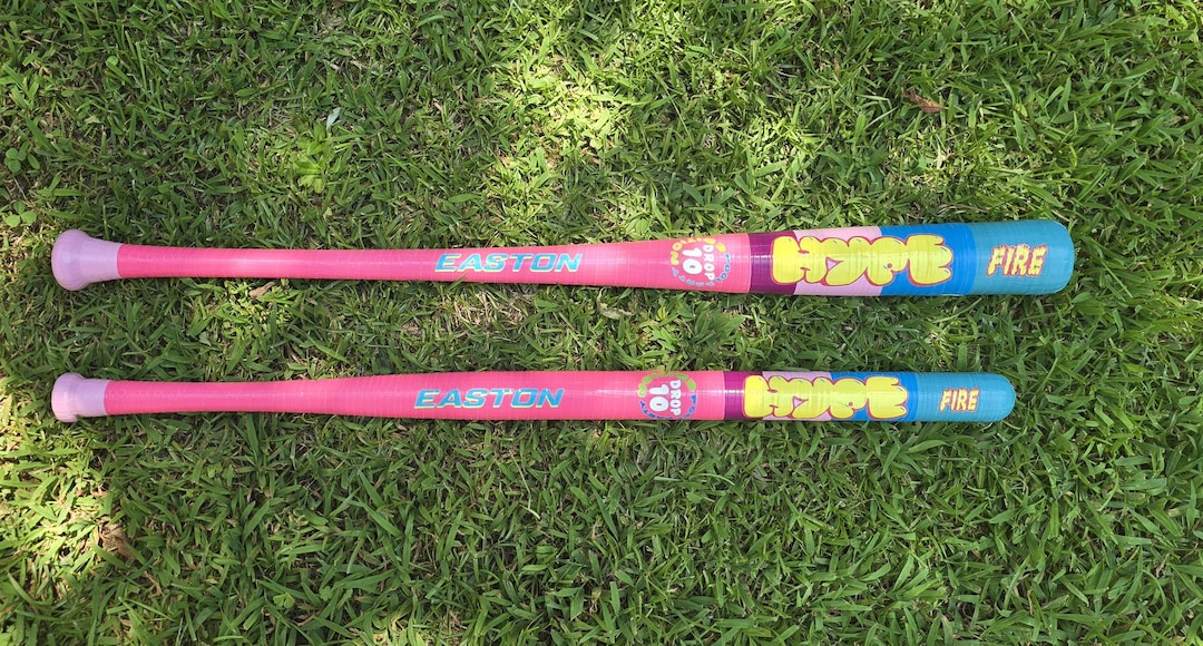Hype Pool Taped Plastic Baseball Bat, Hype Fire Pool Plastic Bat ...