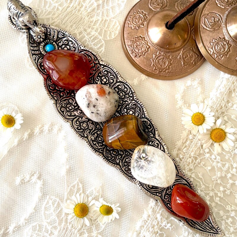 Citrine and Red Jasper - Etsy UK