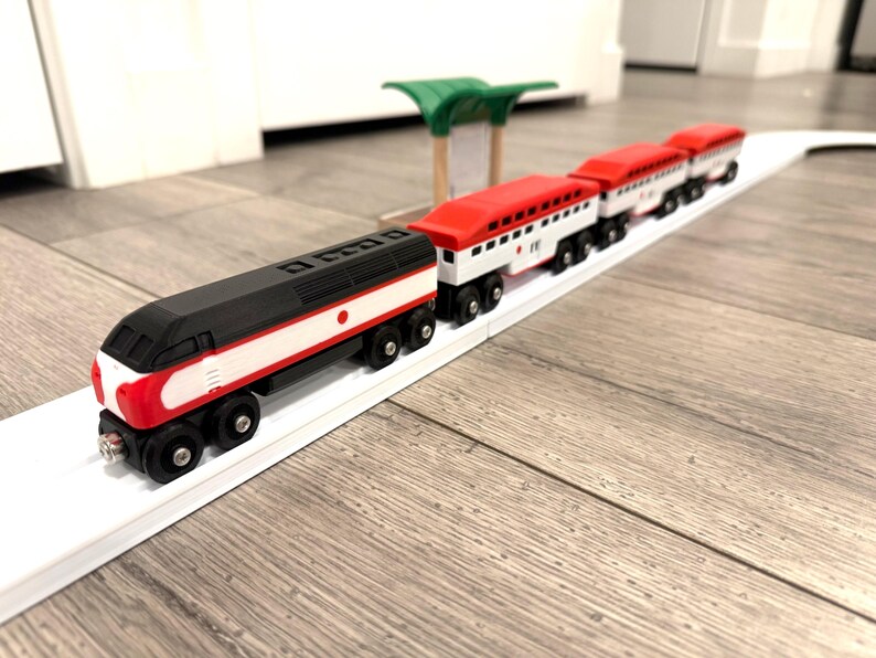 Caltrain Bay Area Brio Compatible Magnetic Toy Train - Bombardier Bi ...