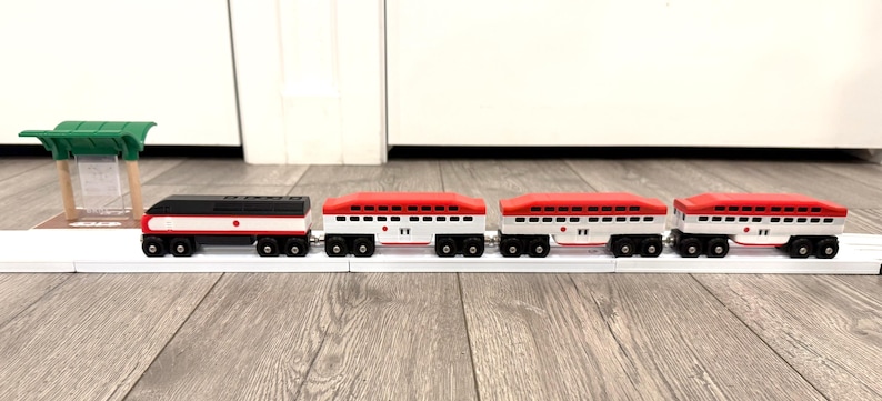 Caltrain Bay Area Brio Compatible Magnetic Toy Train - Bombardier Bi ...