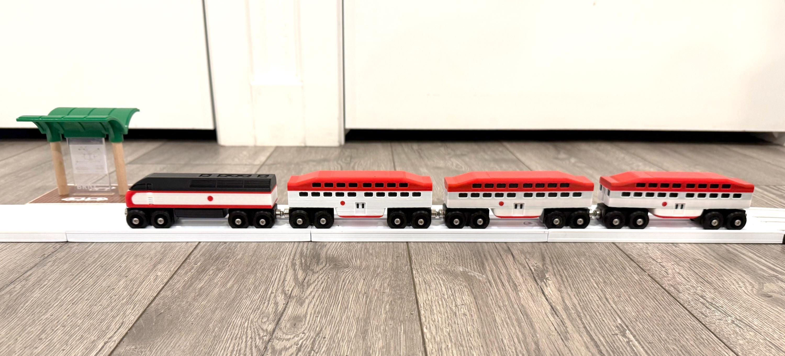 Caltrain Bay Area Brio Compatible Magnetic Toy Train - Bombardier Bi ...