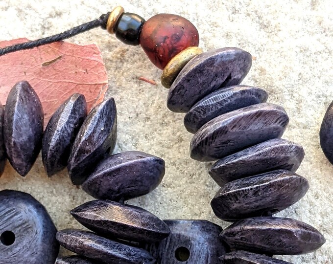 African Batik Bone Beads - Etsy