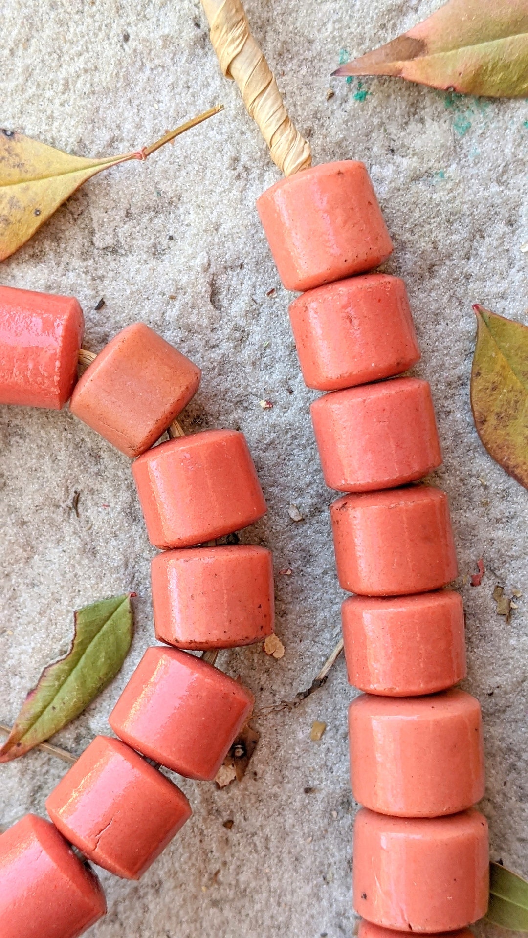 Vintage African Olumbo Beads - Etsy