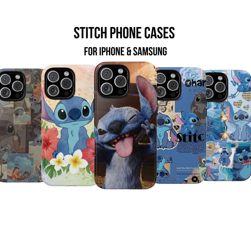 Stitch Phone Case - Etsy