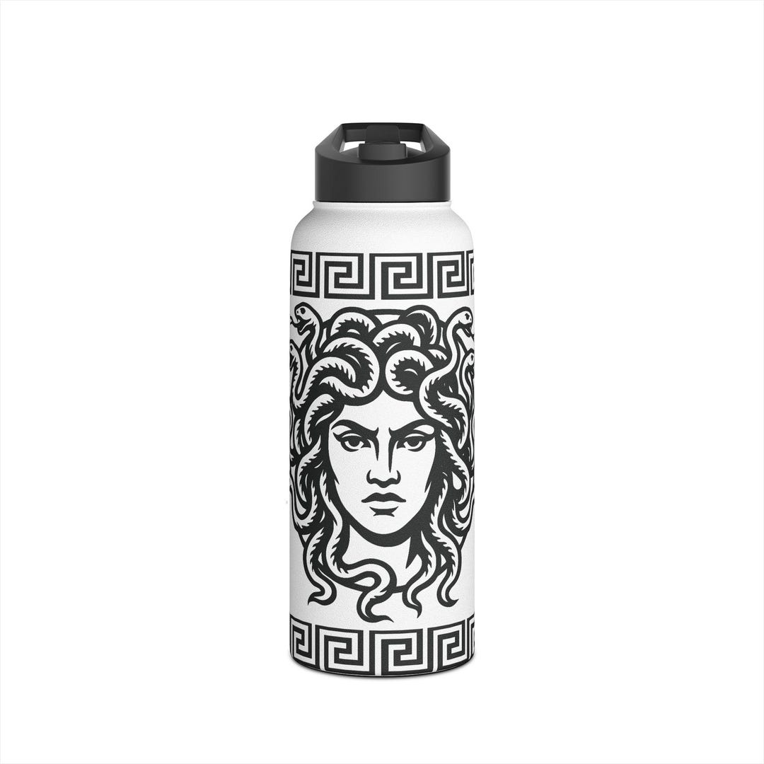 Medusa Water Bottle: Greek Mythology Stainless Steel Thermos - Etsy