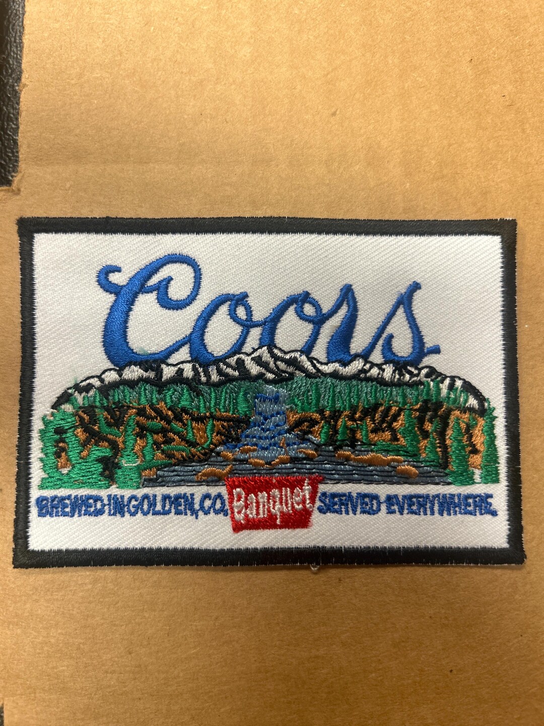 Coors Landscape Embroidered Patch - Etsy