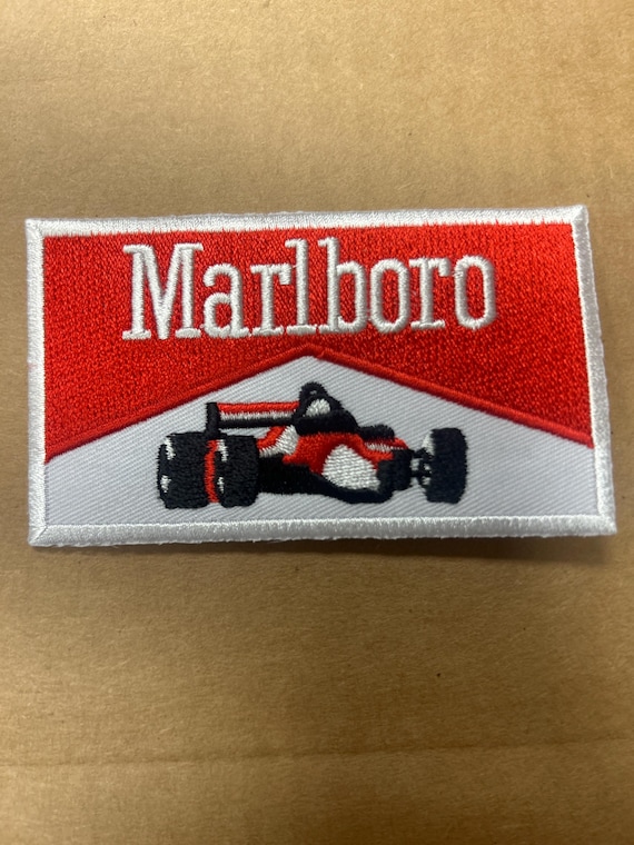 Marlboro Race Car Embroidered Patch - Gem