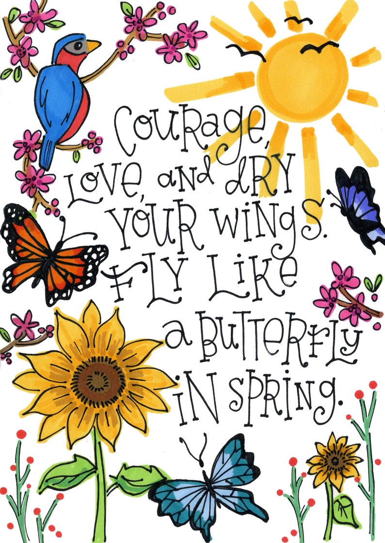 Courage | Greeting Card - Etsy