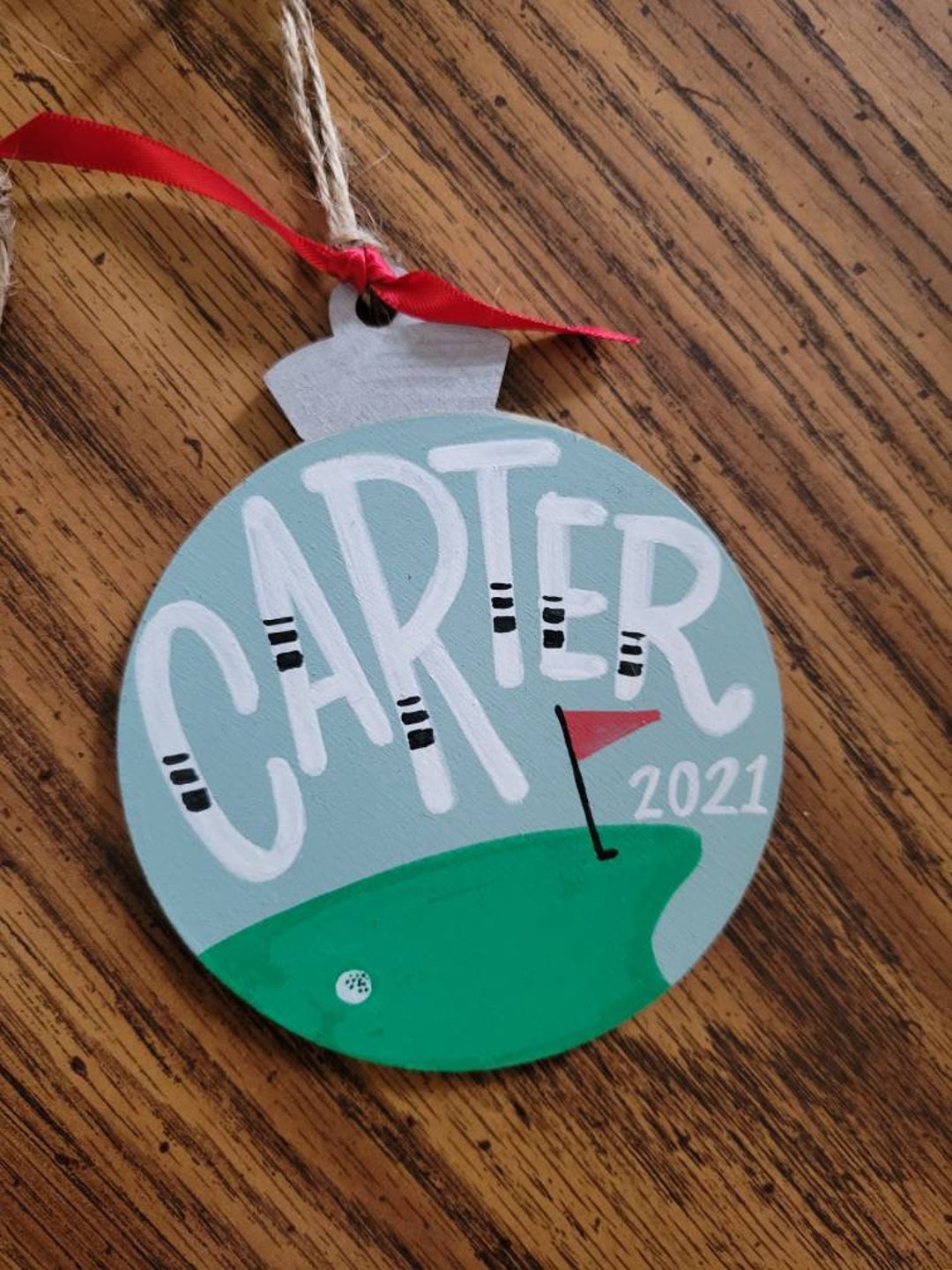 Personalized Custom Ornament | Handpainted | Wood Cutout | Hobbies ...