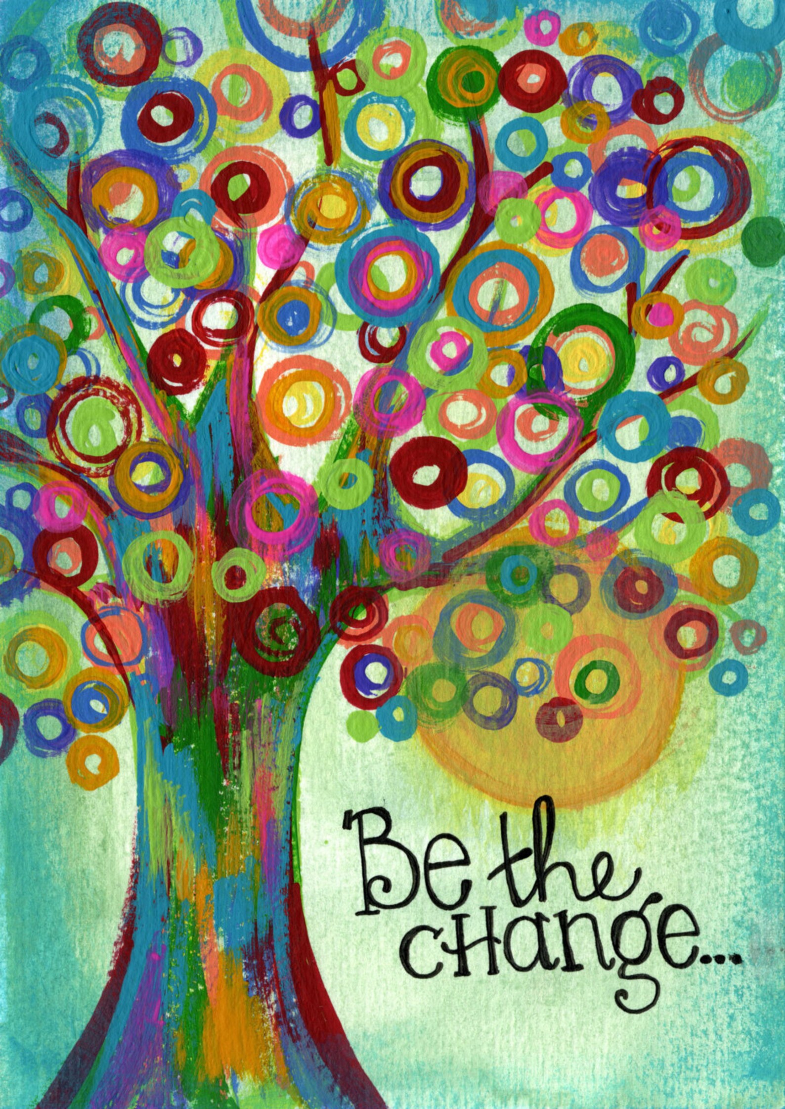 Be the Change | JUMBO Magnet - Etsy
