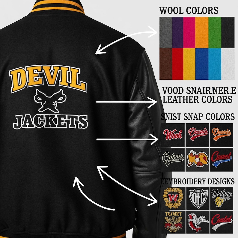 Custom Varsity Jacket – Personalized Team Jackets for Sports Clubs ...