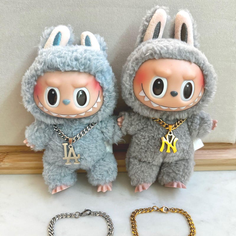 Labubu Chain Gold - Etsy