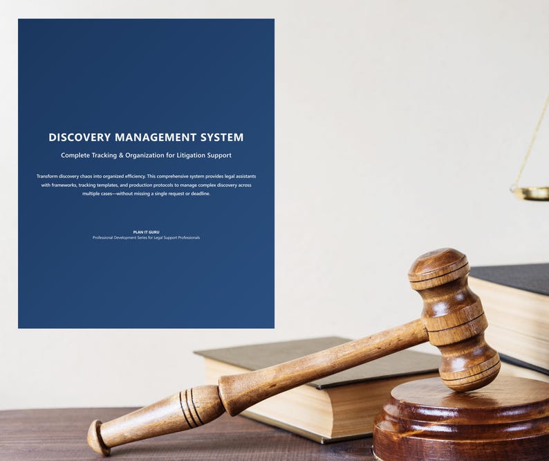 Discovery Management System for Legal Assistants + E-discovery ...