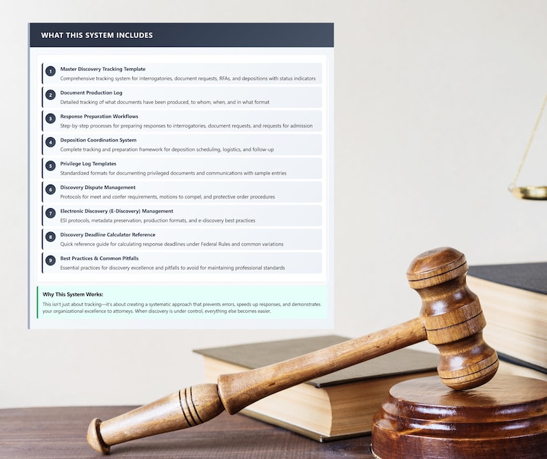 Discovery Management System for Legal Assistants + E-discovery ...