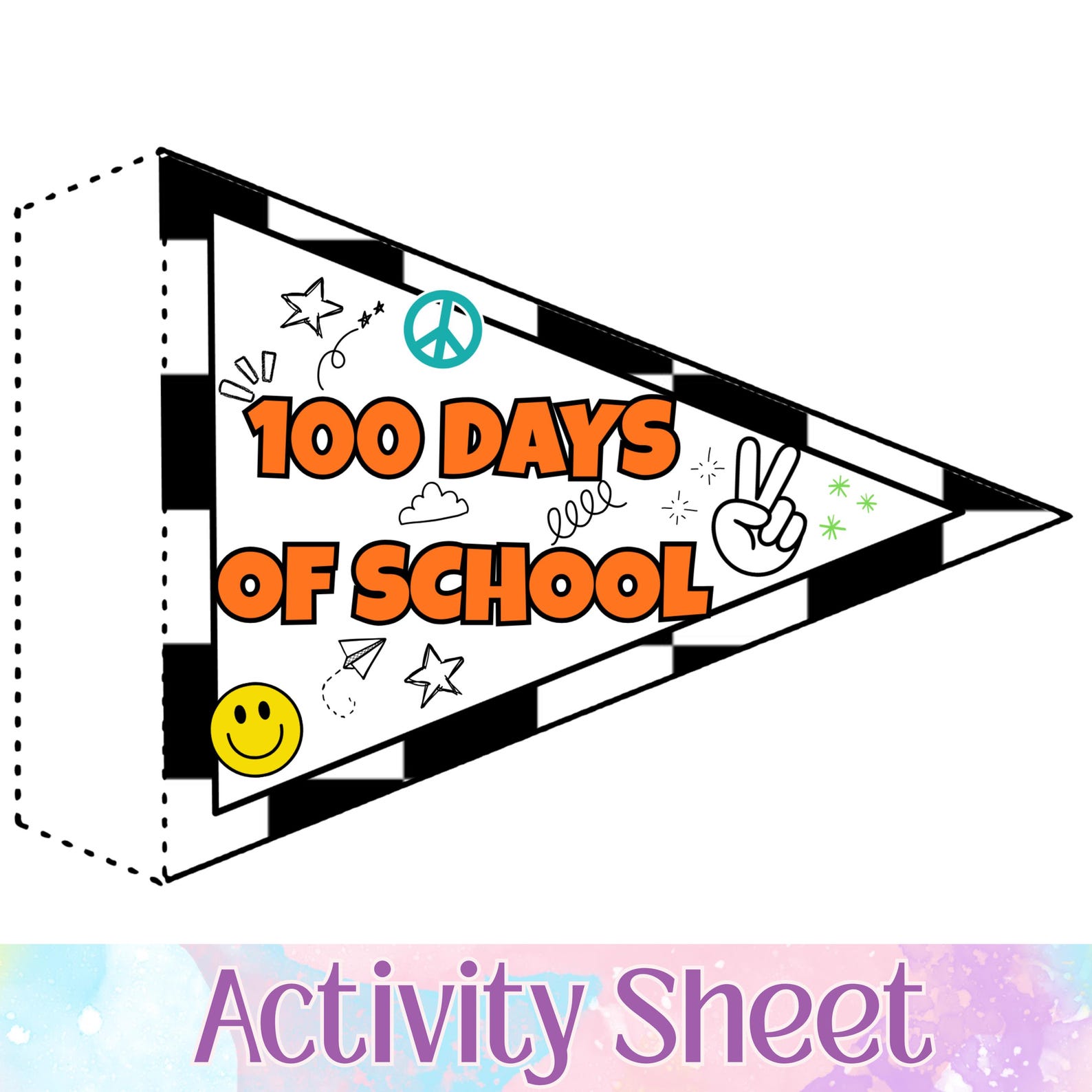 100 Days of School Activity Sheets, 100 Days of School Bundle, 100 Days ...