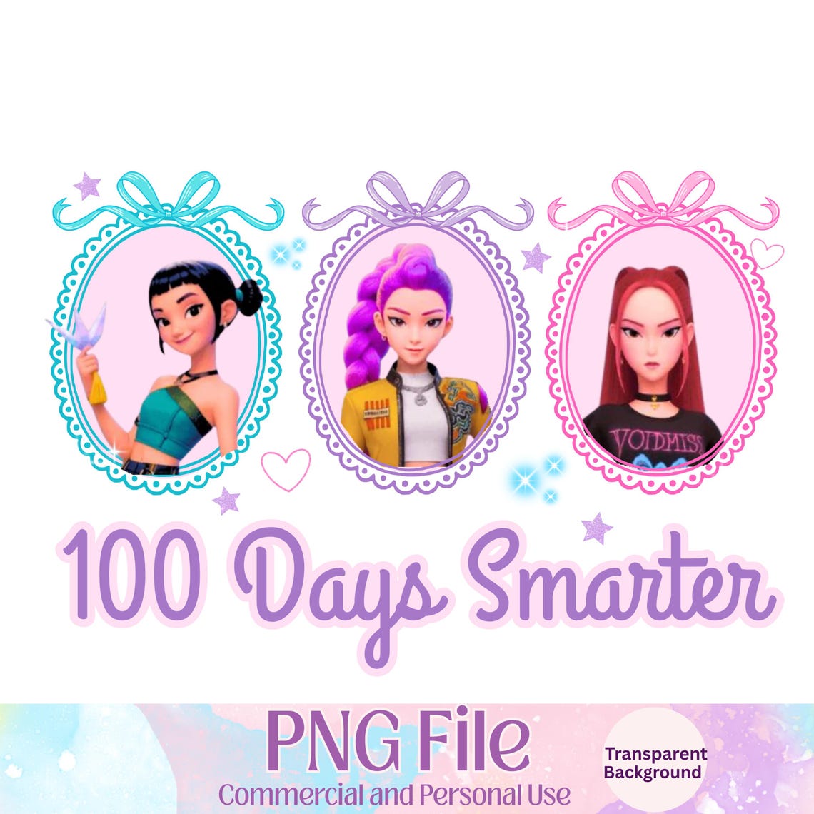 Coquette K Pop Png, Coquette 100 Days of School Demon Hunters, Coquette ...