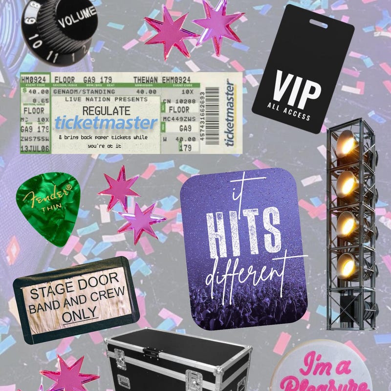 Live Music Themed Sticker - Etsy