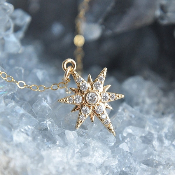 North Star Necklace - Etsy