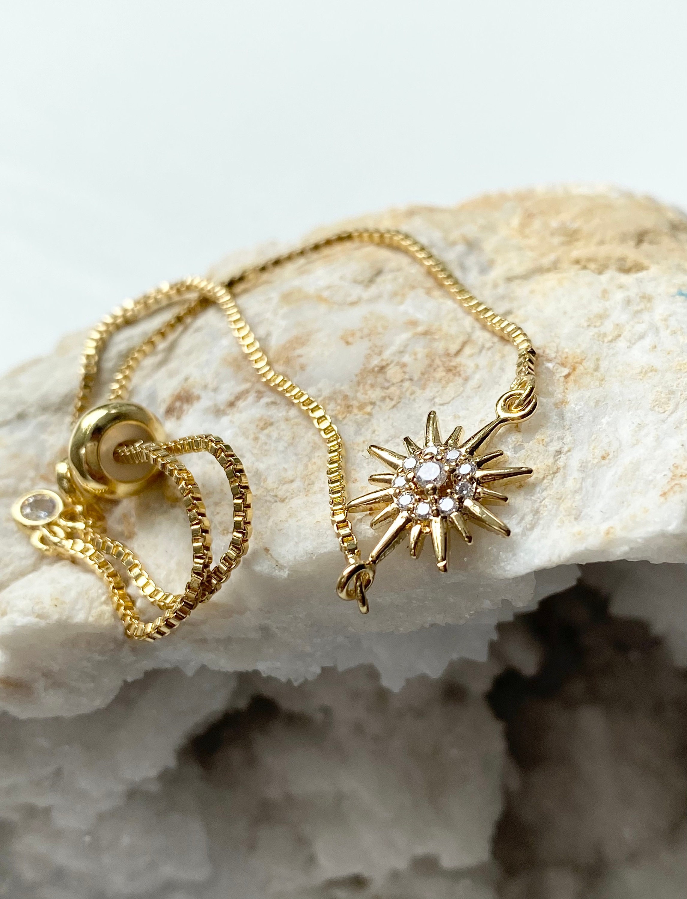 Celestial Bracelet Set Gold Sun Bracelet Gold Moon Bracelet | Etsy