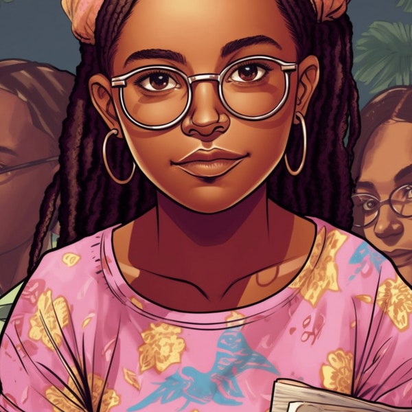 Premade African American Book Covers - Etsy