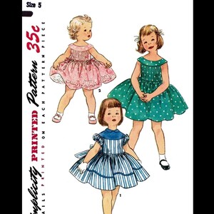 SIMPLICITY 1220 Sewing Pattern Summer Pin Tucked Bodice Dress Frock ...