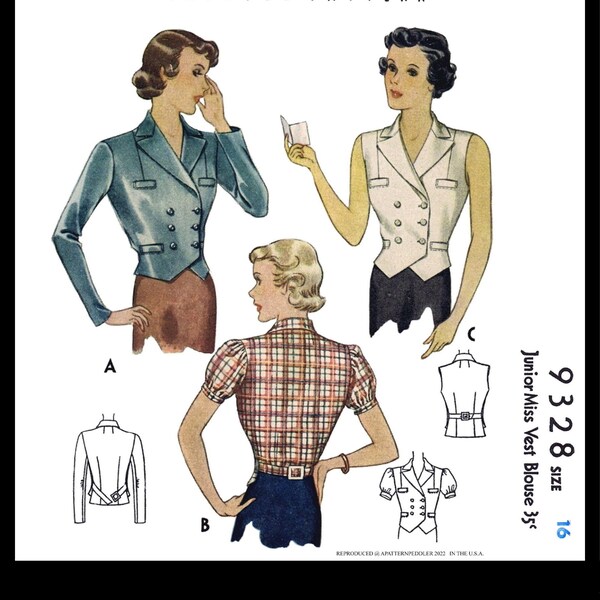 Double Breasted Vest - Etsy